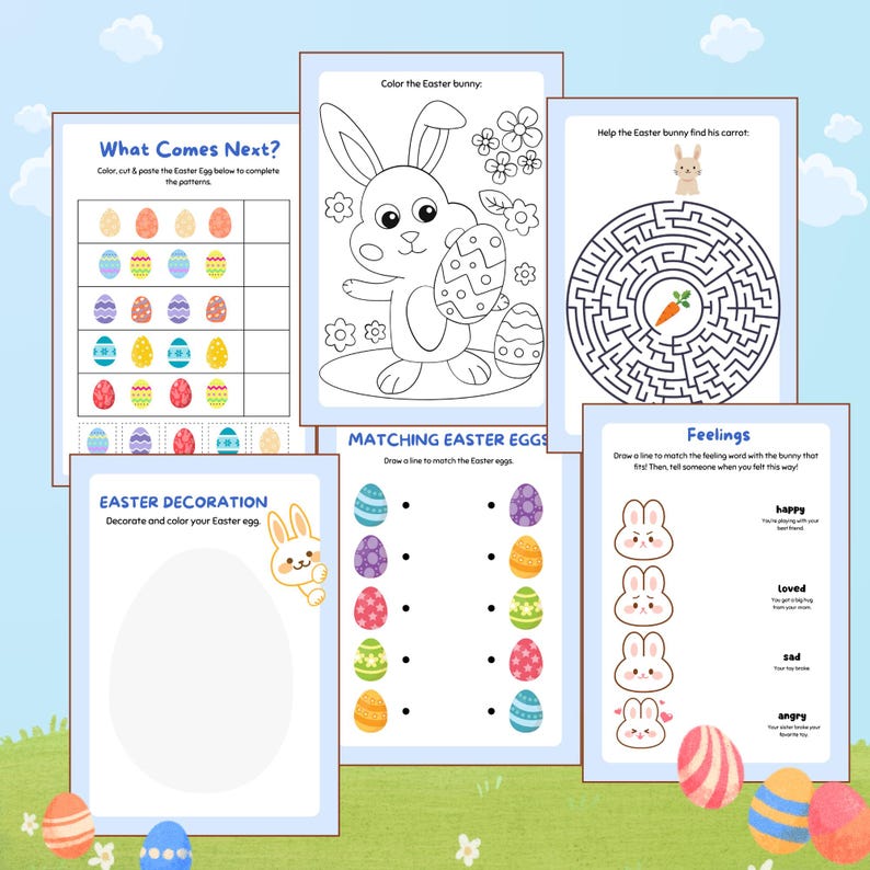 Printable Easter Activity Pack - Fun Worksheets, Coloring Pages and ...