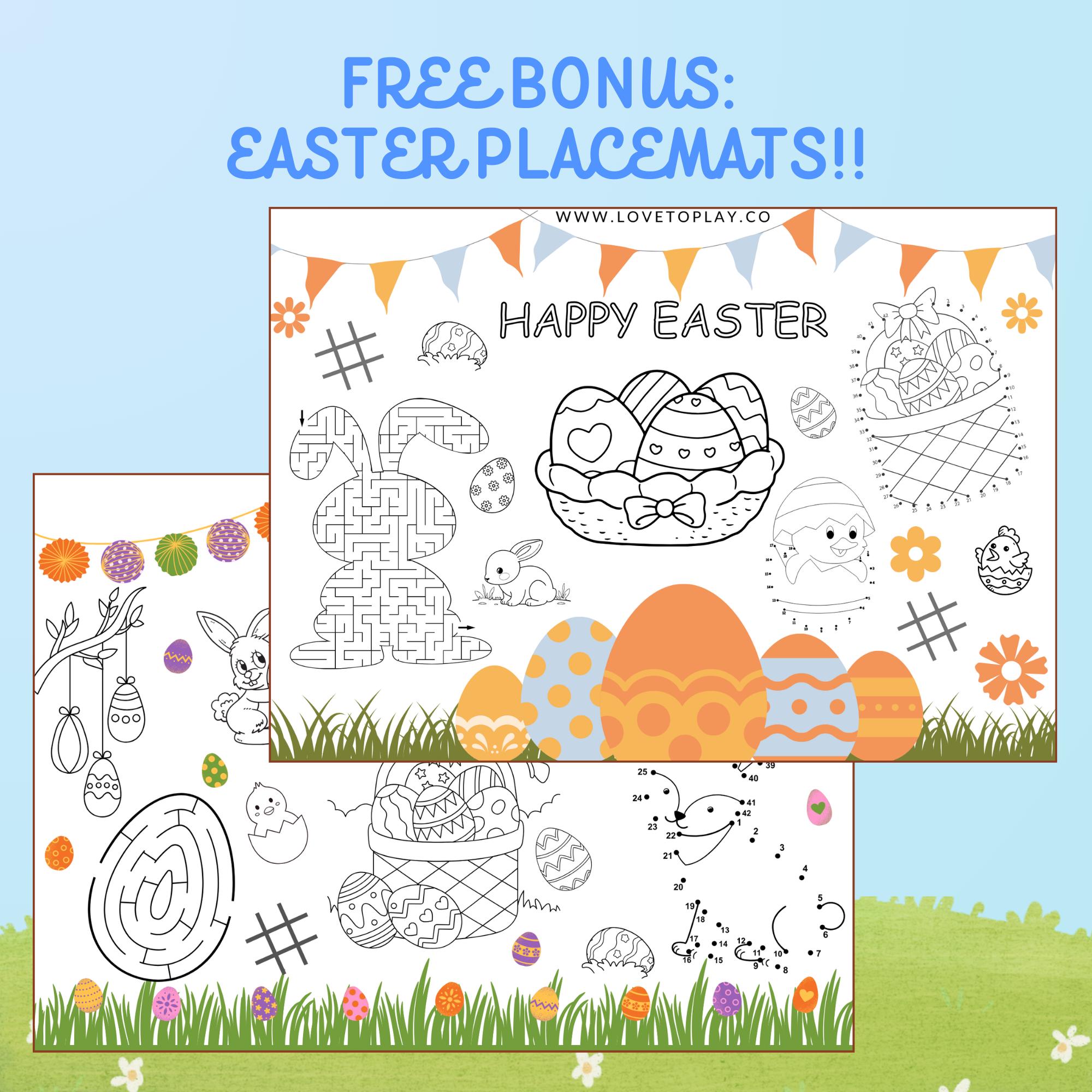 Printable Easter Activity Pack - Fun Worksheets, Coloring Pages and ...