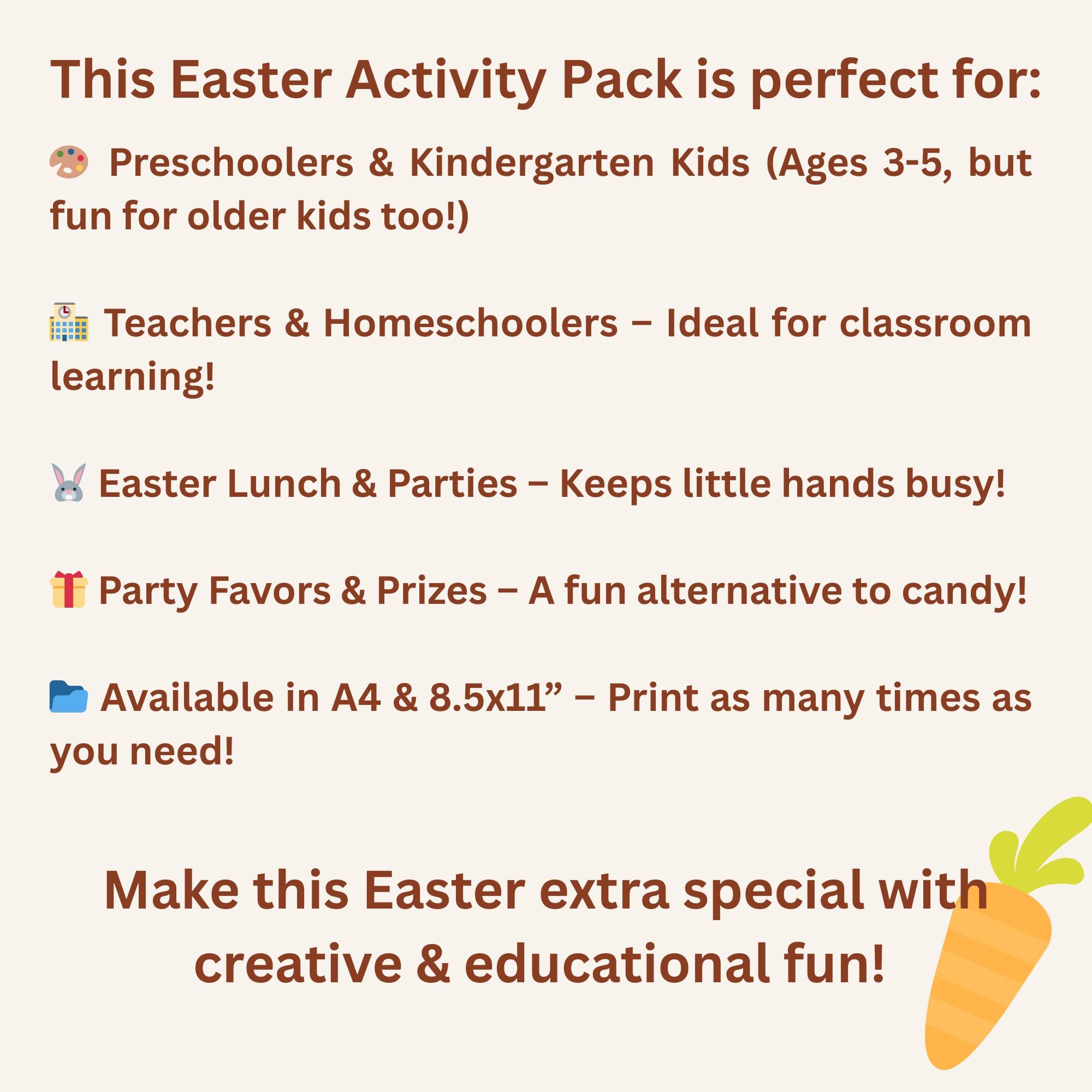 Printable Easter Activity Pack - Fun Worksheets, Coloring Pages and ...