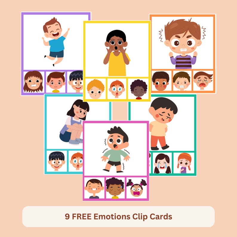 Play Dough Mat Faces for Emotions and Feelings, Playdough Activity ...
