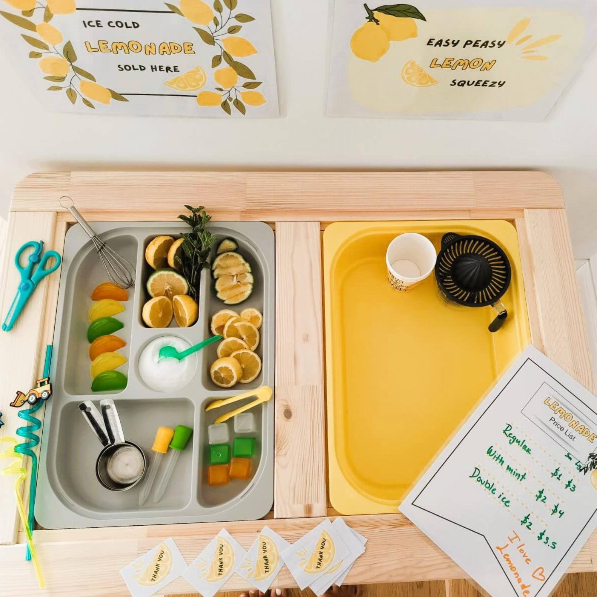 Lemonade Stand Dramatic Play Printable Kit | Summer Activity ...