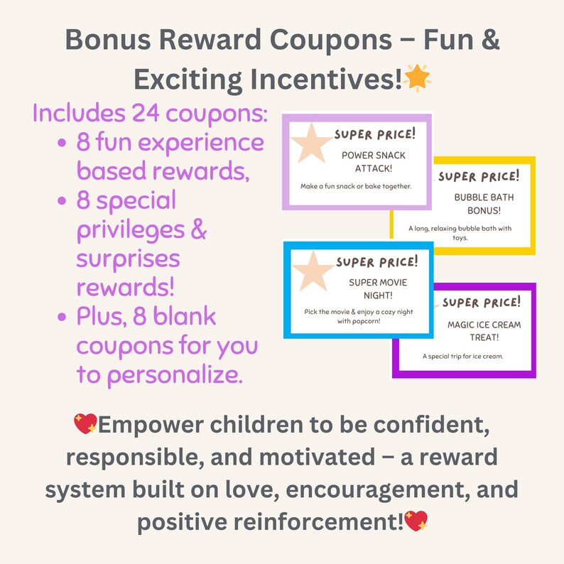 Unicorn Reward Chart | Printable Behavior Chart | Kids Sticker Chart ...