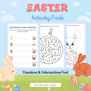 Printable Easter Activity Pack - Fun Worksheets, Coloring Pages and ...