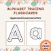 Tracing Alphabet Flashcards PDF | Uppercase & Lowercase Letters A-Z ...