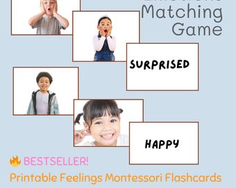 Feelings Bingo Game for Kids | Emotions Learning Activity | Printable ...