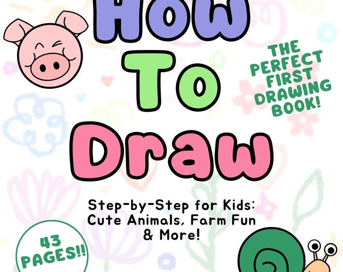 How to Draw for Kids Easy Drawing Guide Step by Step Drawing Lessons ...