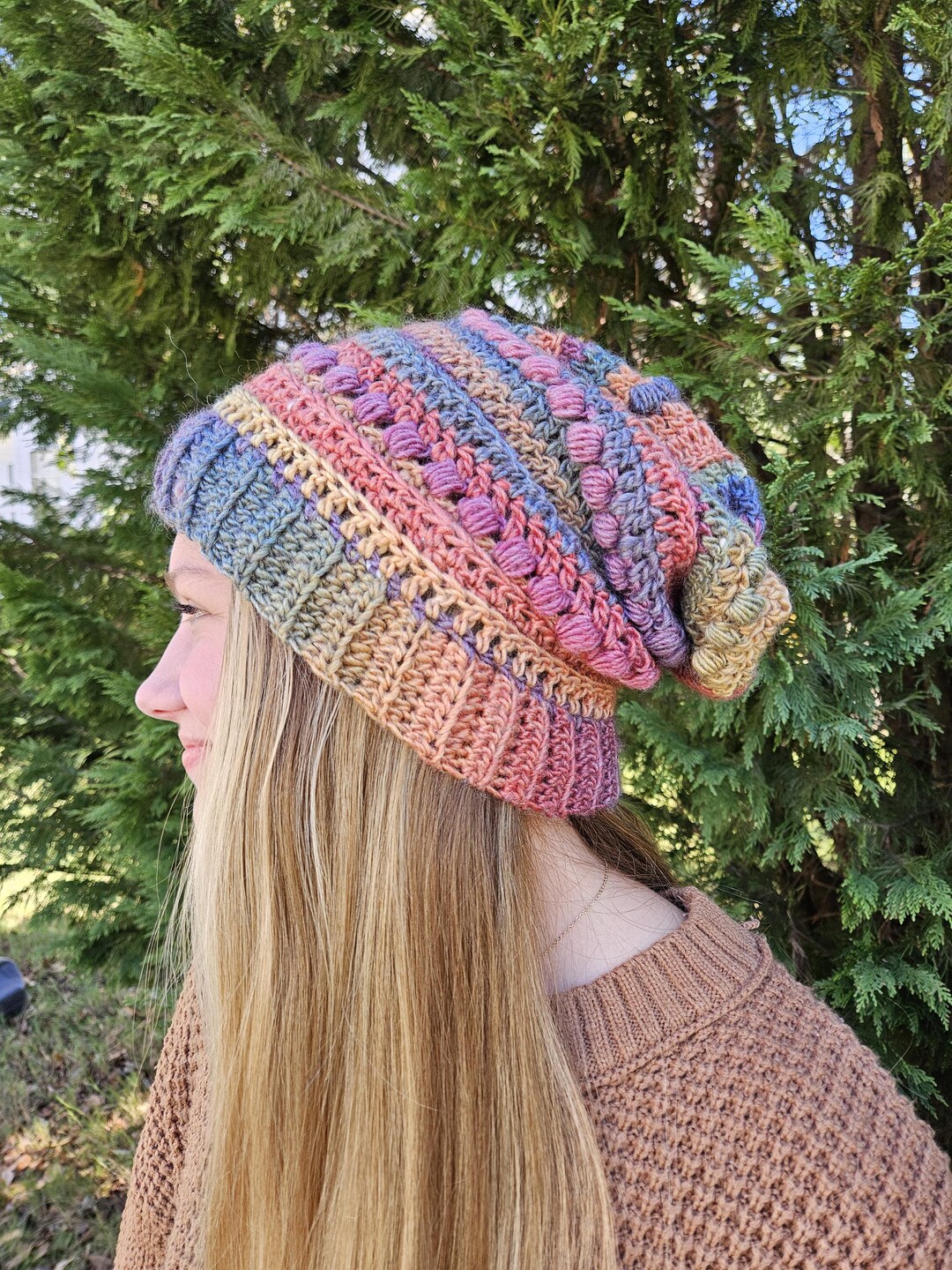 Crochet Slouch Hat - Etsy