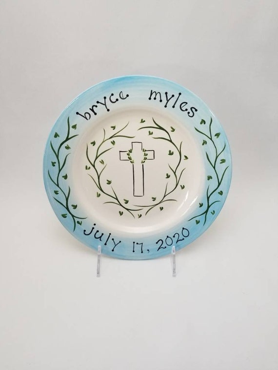 First Holy Communion Ceramic Plates 𝑫𝒊𝒗𝒊𝒏𝒆𝒓