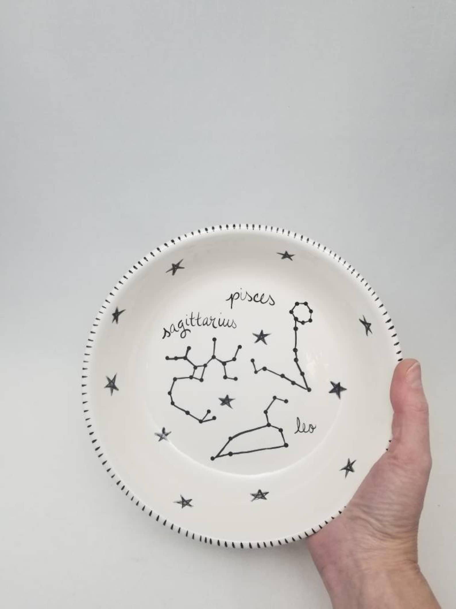 Astrological Sign Bowl / Zodiac Pottery / Moon Sign / Sun Sign ...