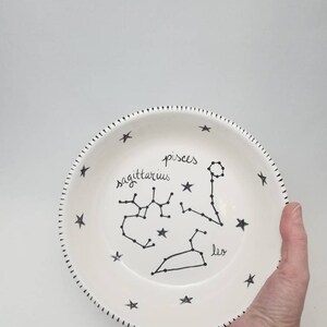 Astrological Sign Bowl / Zodiac Pottery / Moon Sign / Sun Sign ...