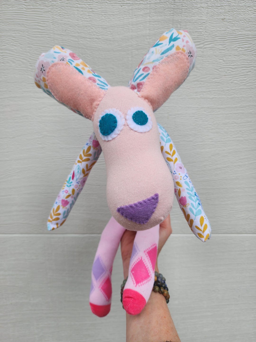 One of a Kind Handmade Stuffed Animal / Unique Stuffie / Handmade ...
