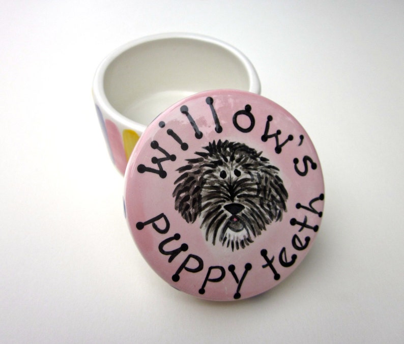 New puppy tooth box / puppy teeth box / custom pet gift / | Etsy