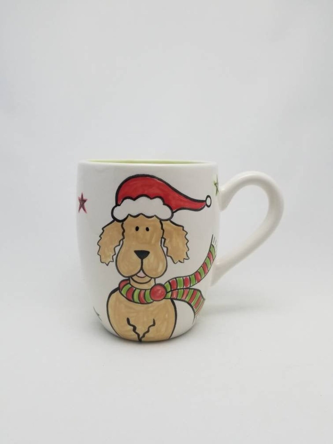 Santa Paws Mug / Christmas Mug / Dog Mug / Funny Mug / Golden Retriever ...