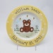 Personalized Baby Plate / Custom Birth Gift / Hand Painted - Etsy