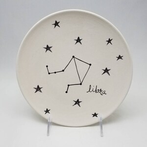 Zodiac Constellation Ceramic Plate / Astrology Gift / Zodiac Pottery ...