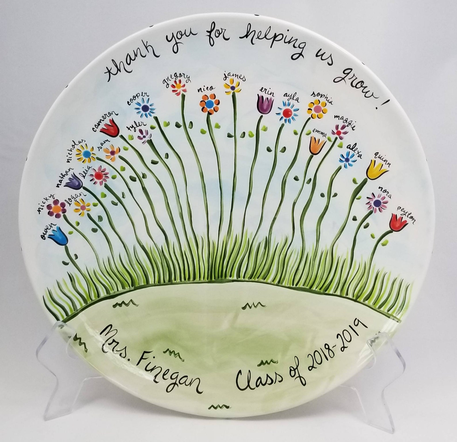 Teacher Gift From Class / End of Year Gift Classroom Platter / - Etsy