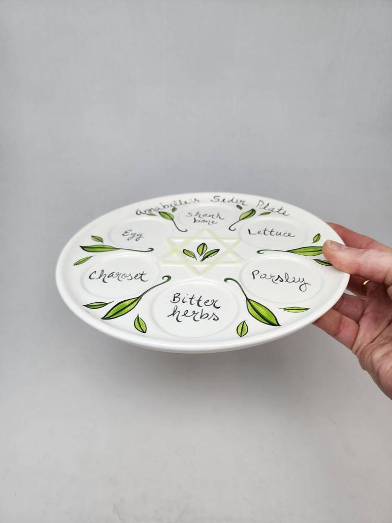 Passover Seder Plate / Custom Seder Plate / Personalized Seder Plate ...