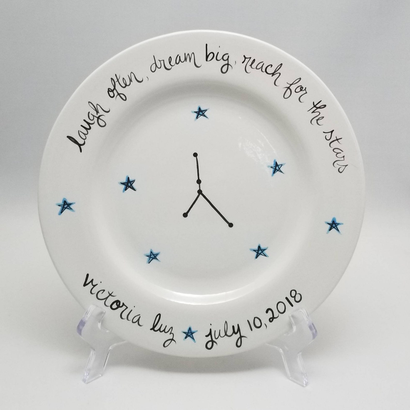 Zodiac Constellation / Astrological Sign Birth Plate / - Etsy