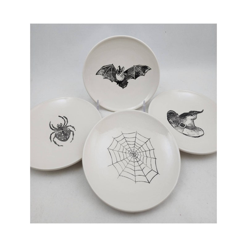 Halloween Plates - Etsy
