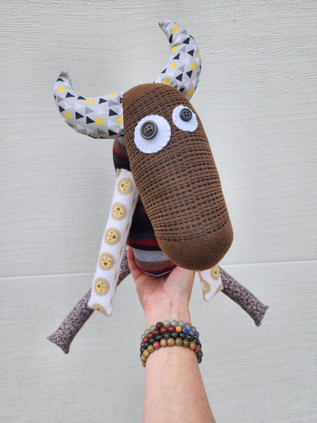 One of a Kind Handmade Stuffed Animal / Unique Stuffie / Handmade ...