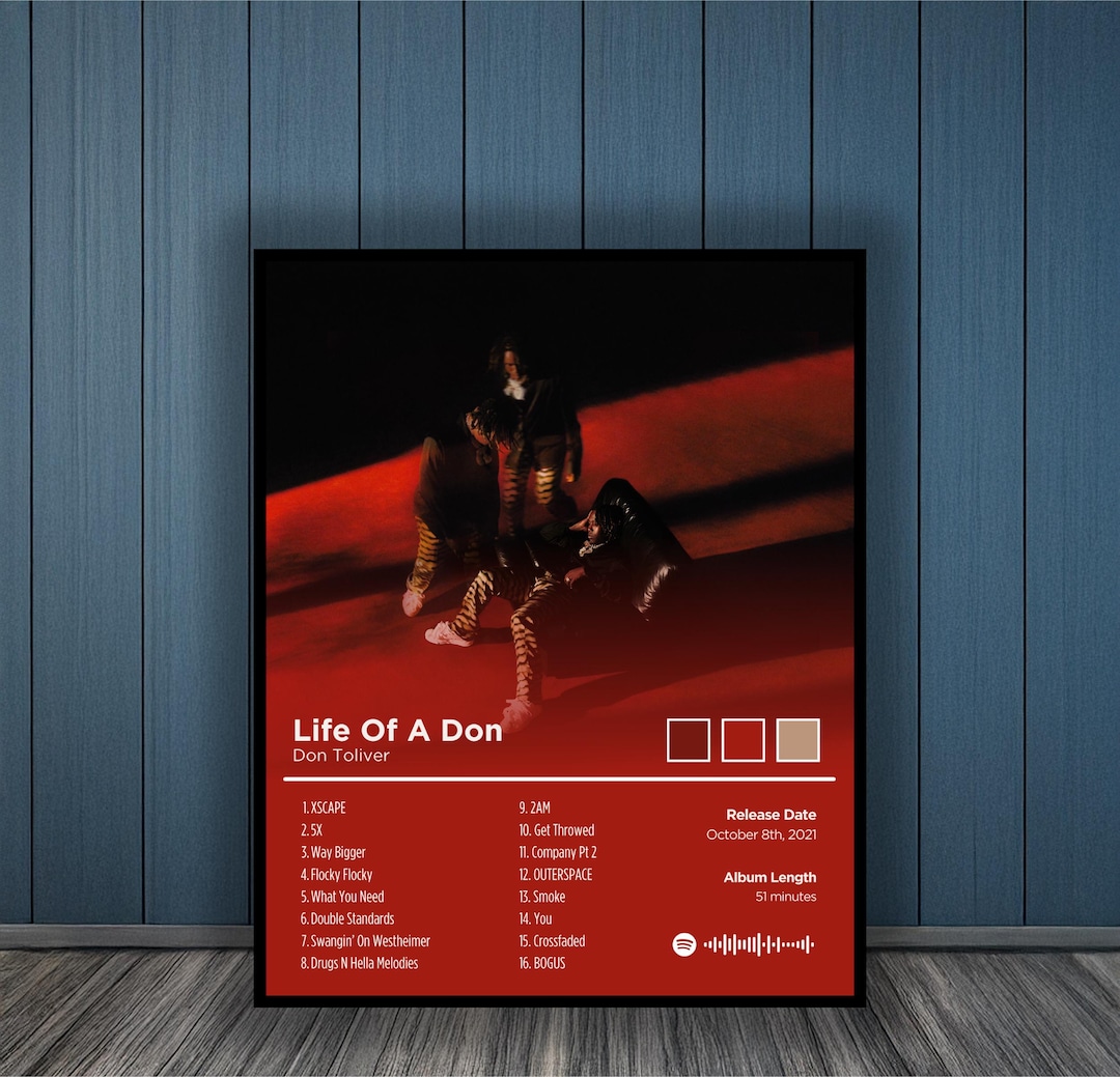 Life of A Don | Don Toliver | Album Cover Poster - Etsy