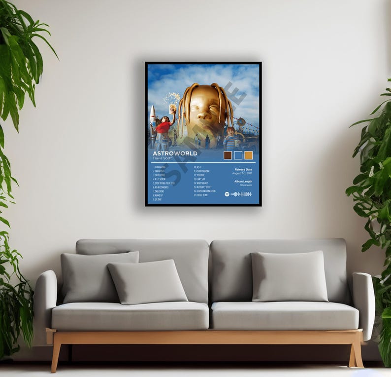 Astroworld Album Cover Poster digital - Etsy
