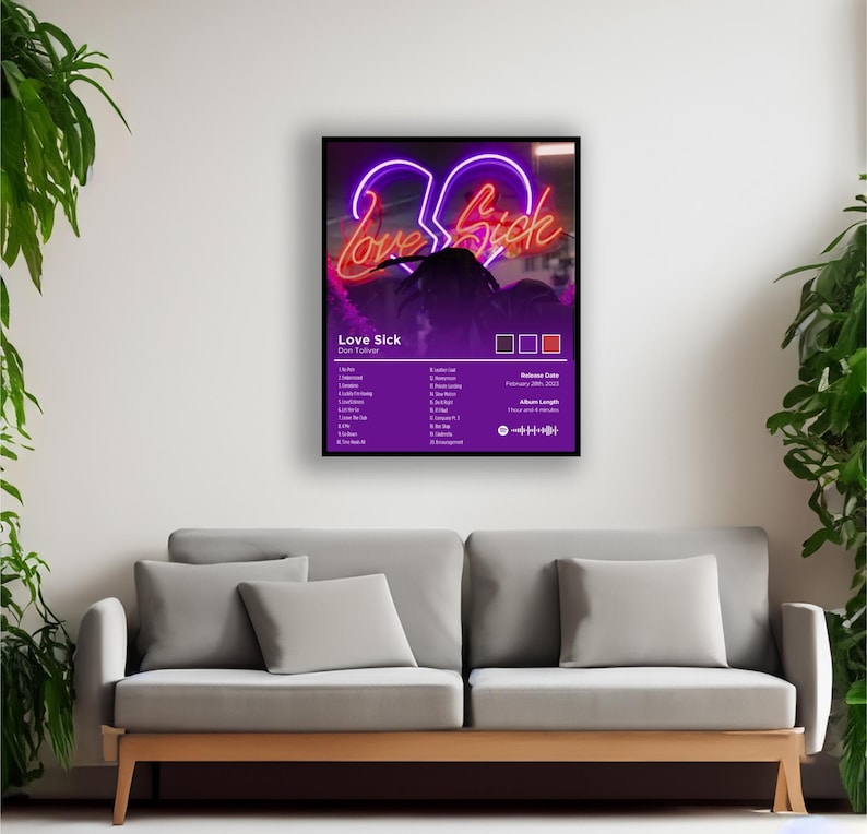 Love Sick | Don Toliver | Album Cover Poster - Etsy