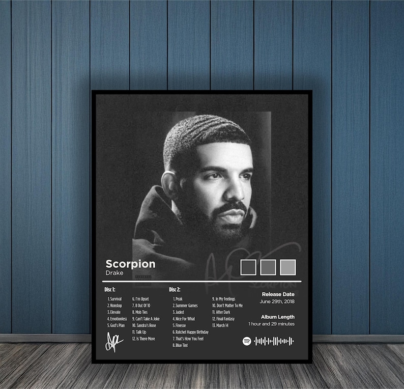 Scorpion | Drake | Album Cover Poster - Etsy