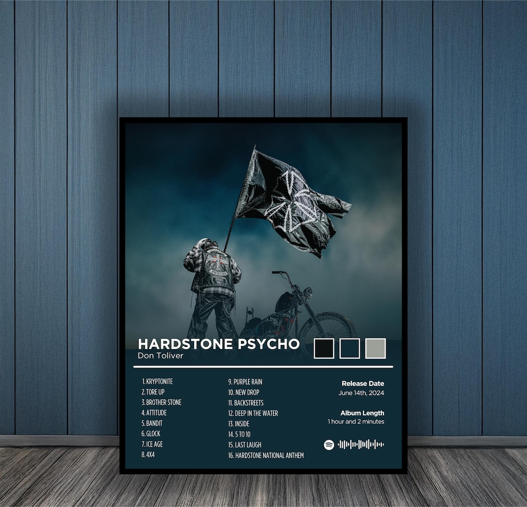 Hardstone Psycho | Don Toliver | Album Cover Poster - Etsy