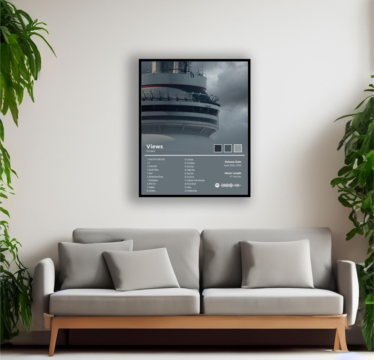 Views | Drake | Album Cover Poster - Etsy