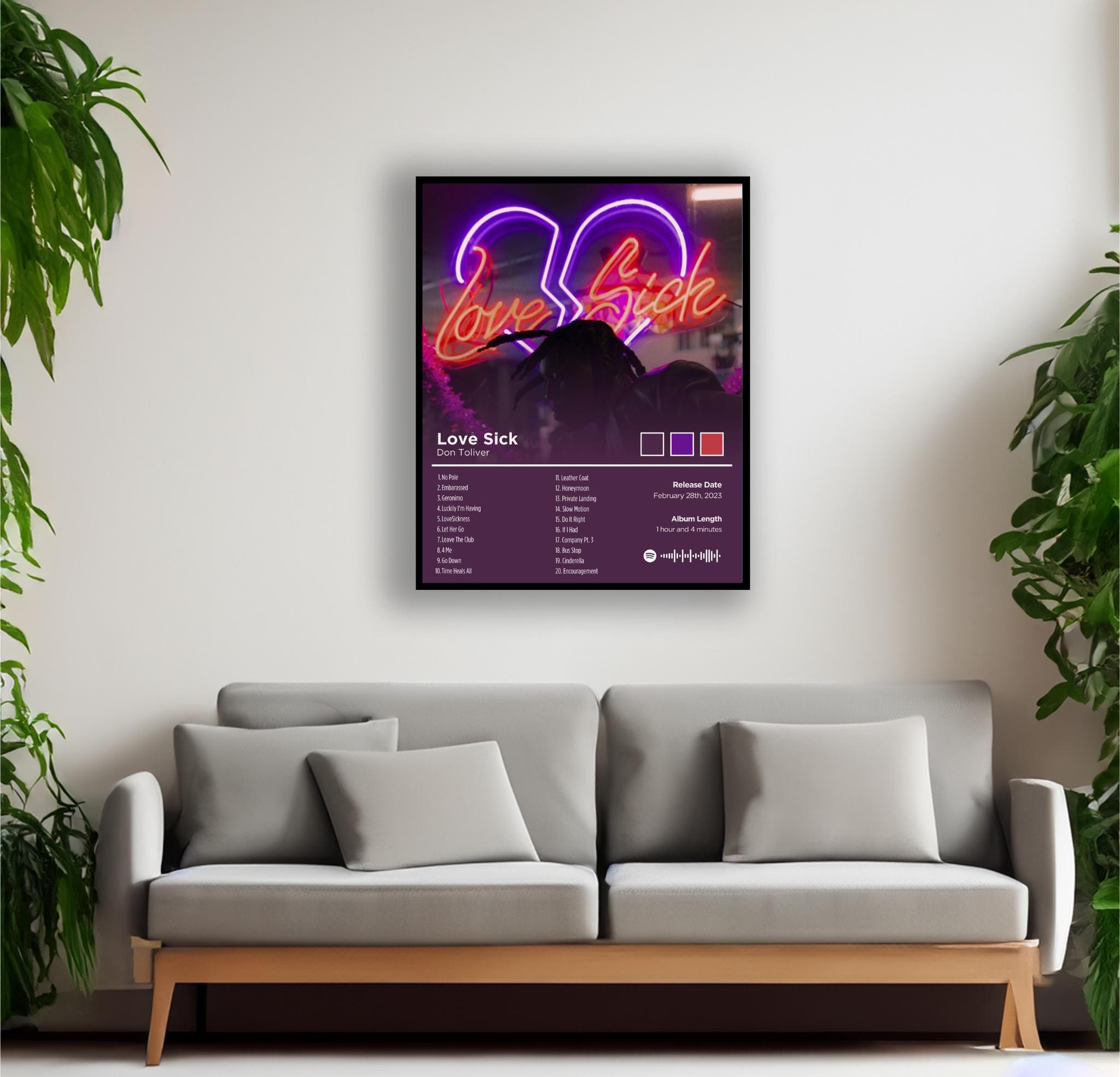 Love Sick | Don Toliver | Album Cover Poster - Etsy