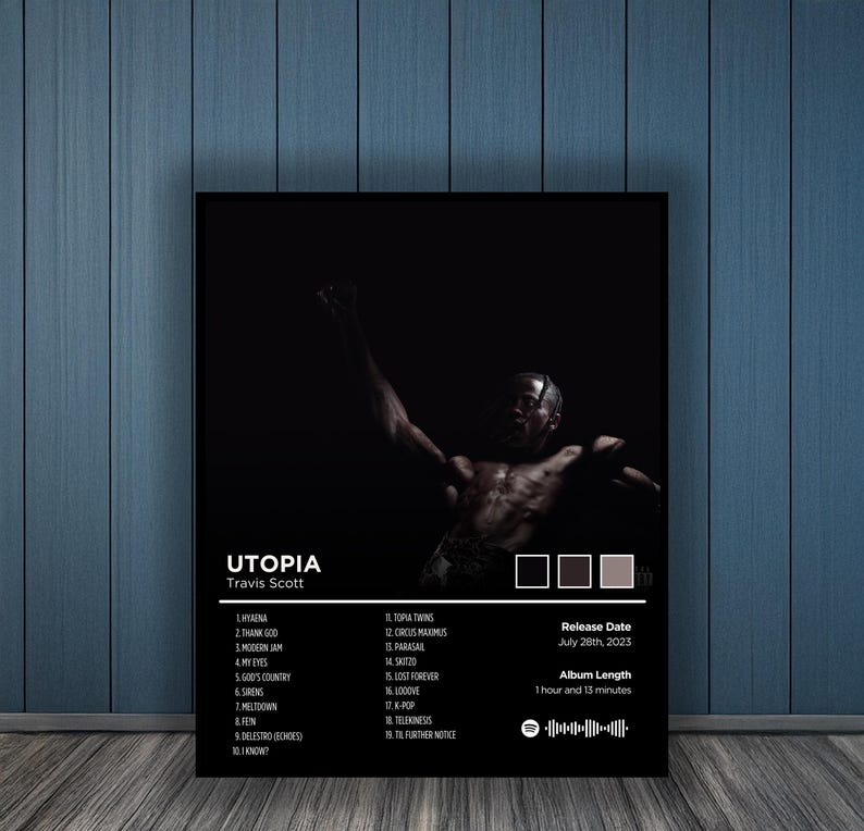 Utopia | Travis Scott | Album Cover Poster - Etsy