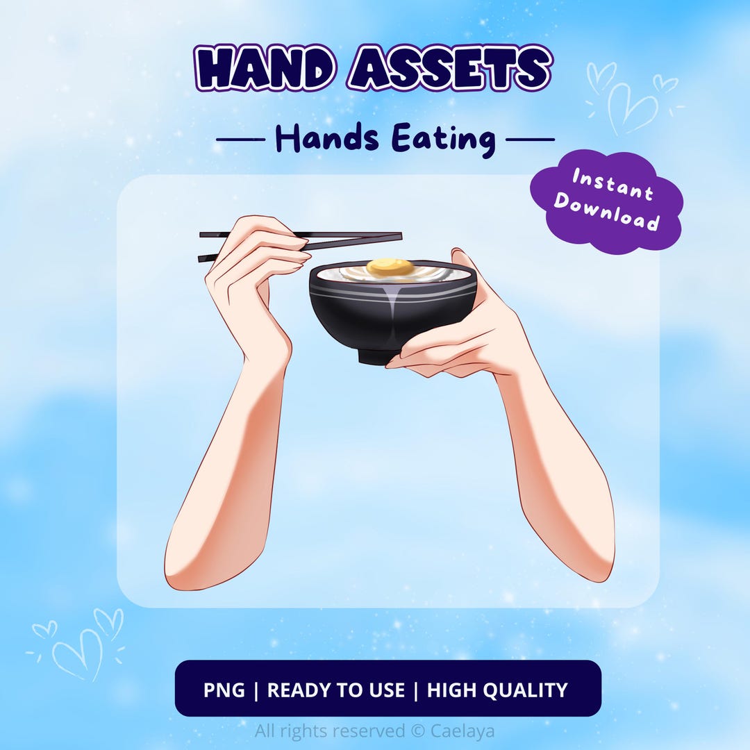 Vtuber Asset | Hand Asset, Premade Assets, Twitch, Vtuber Items ...