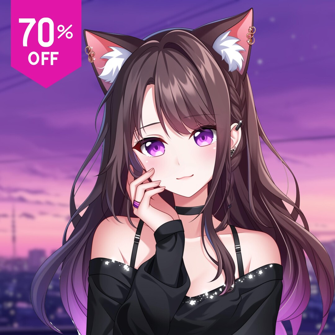 Custom Anime Commission | Anime Style | Cute Fantasy Character | Twitch ...