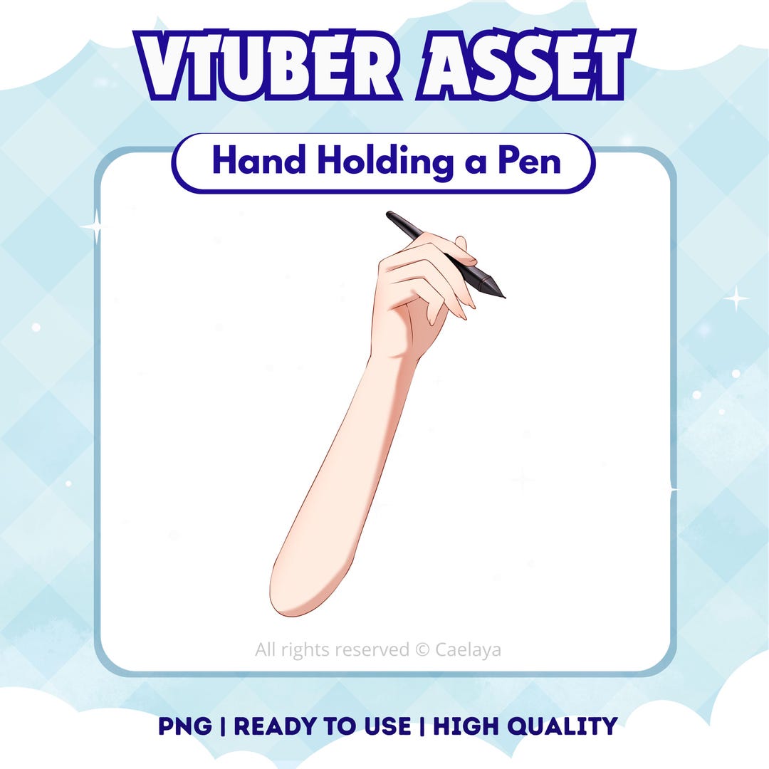 Vtuber Asset | Hand Asset, Premade Assets, Twitch, Vtuber Items ...