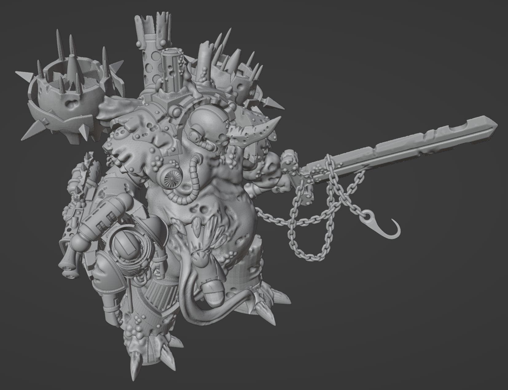 Death Guard Daemon Prince With Wings Proxy - Etsy