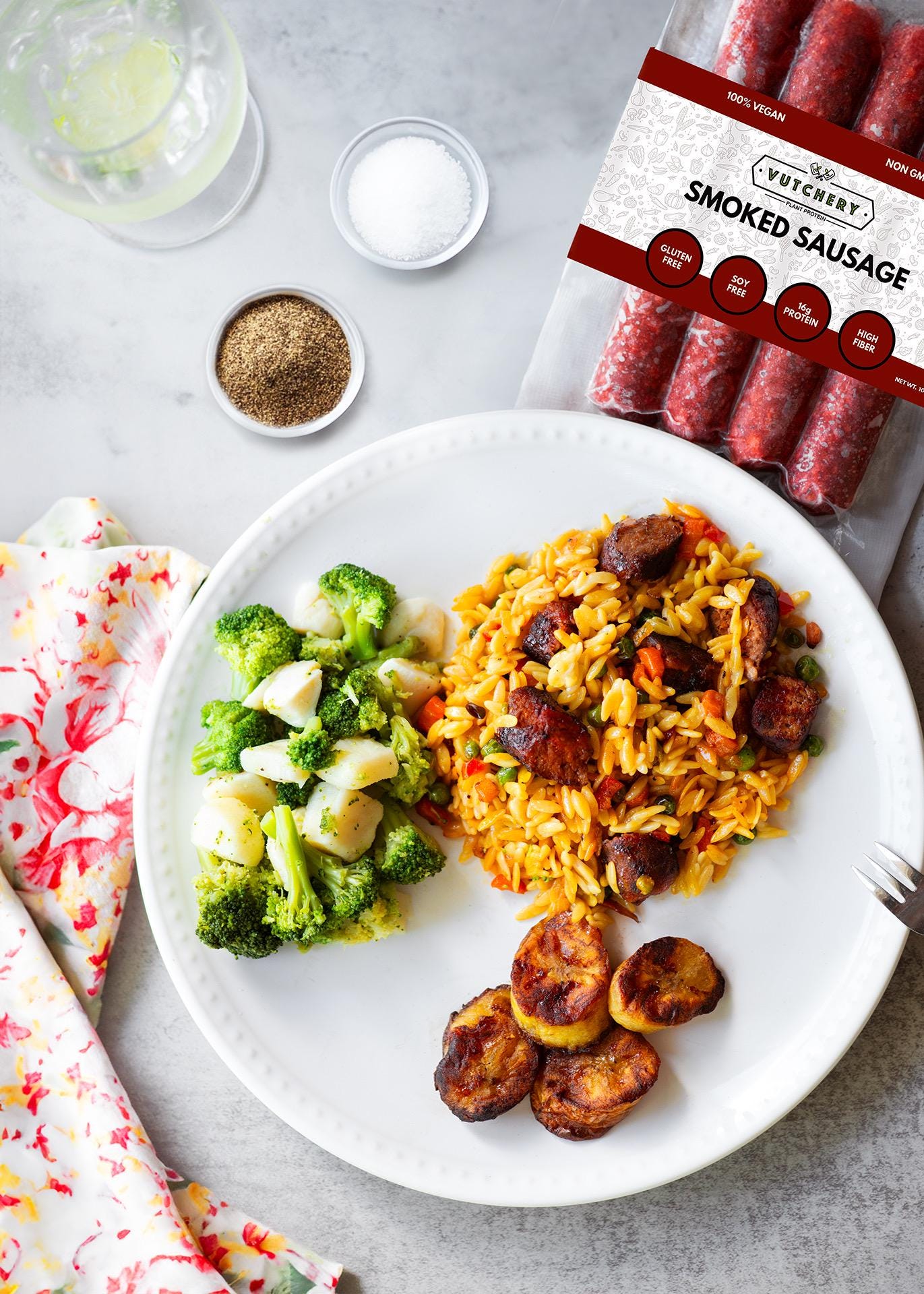 Vegan Smoked Sausage - 16 Sausages in Total - Gluten Free - Soy Free ...