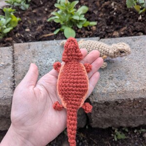 No-sew Bearded Dragon Crochet Pattern - Mini - Quick and Easy - Etsy