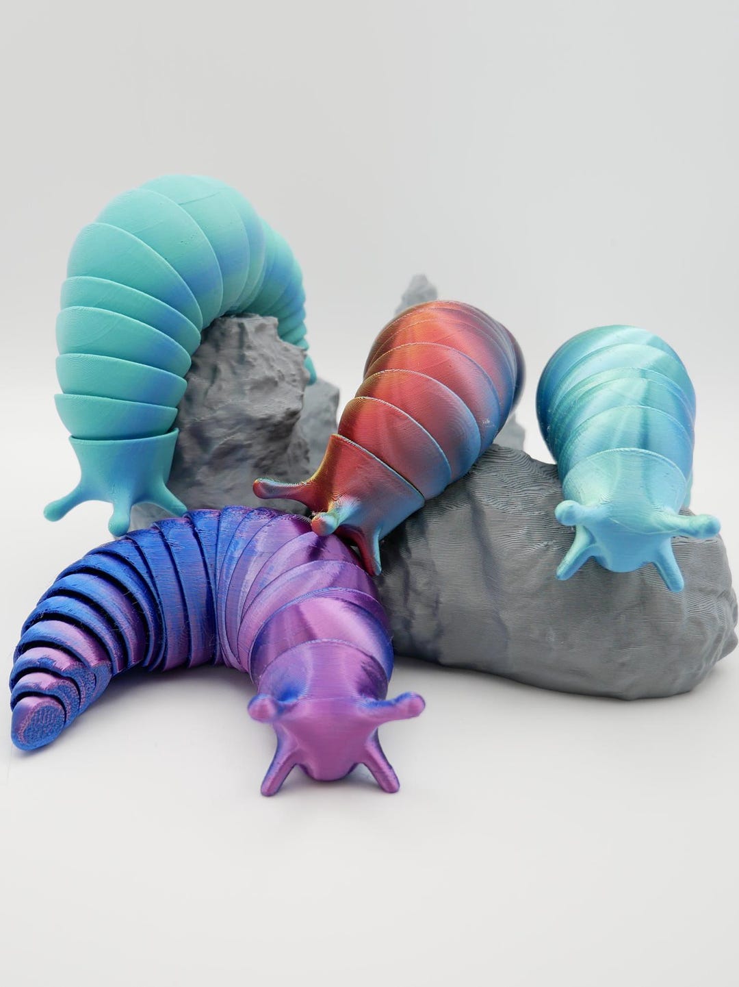 Big Size Flexi Snail | Movable Fidget Slug | Fidget Toy | Anti-stress ...
