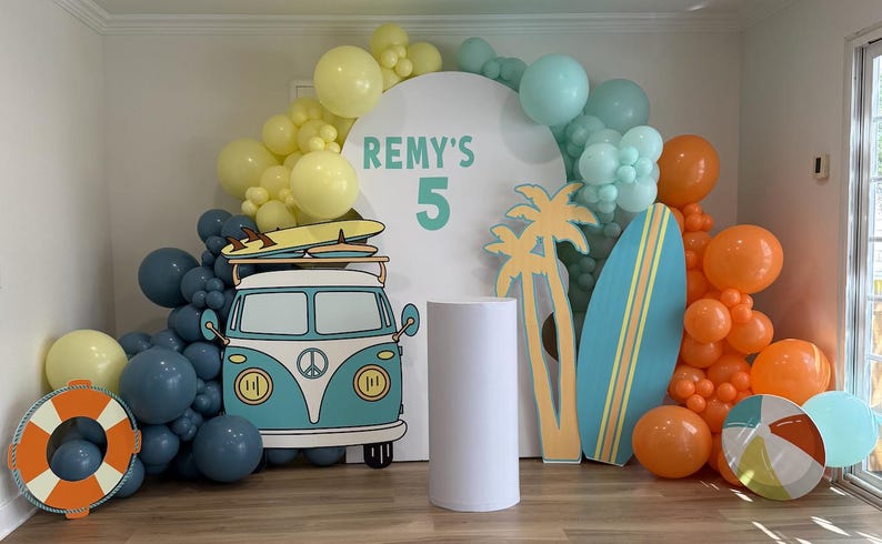 Vintage Surf Van Print: Retro Beach Bus Art (digital Download) - Etsy