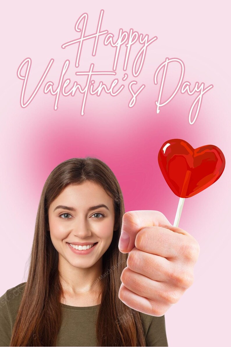 Valentine’s Day DIY Lollipop/money Holder Template – Personalize With ...