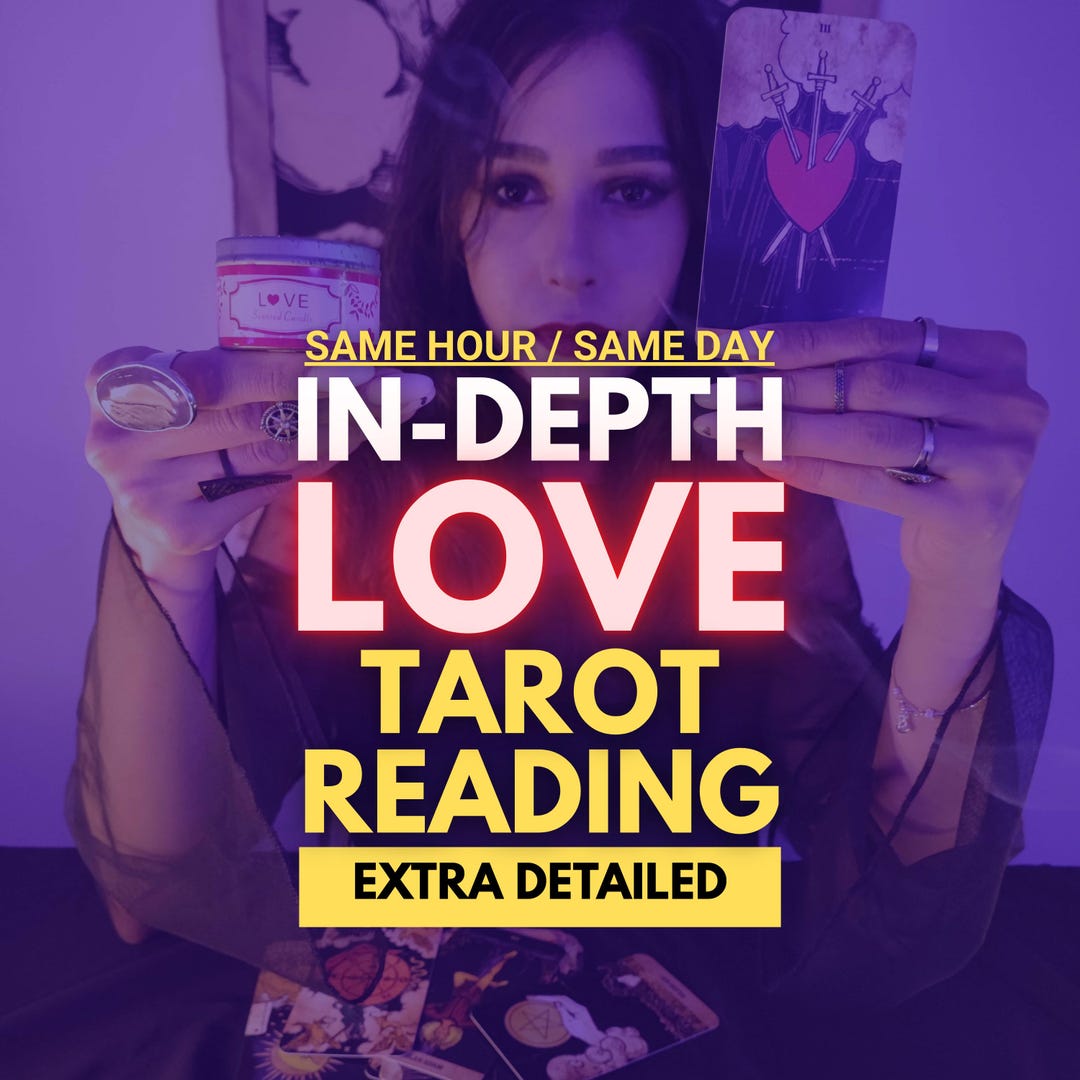 In Depth Love Reading, Same Hour Tarot, Blind Reading, Future Husband ...
