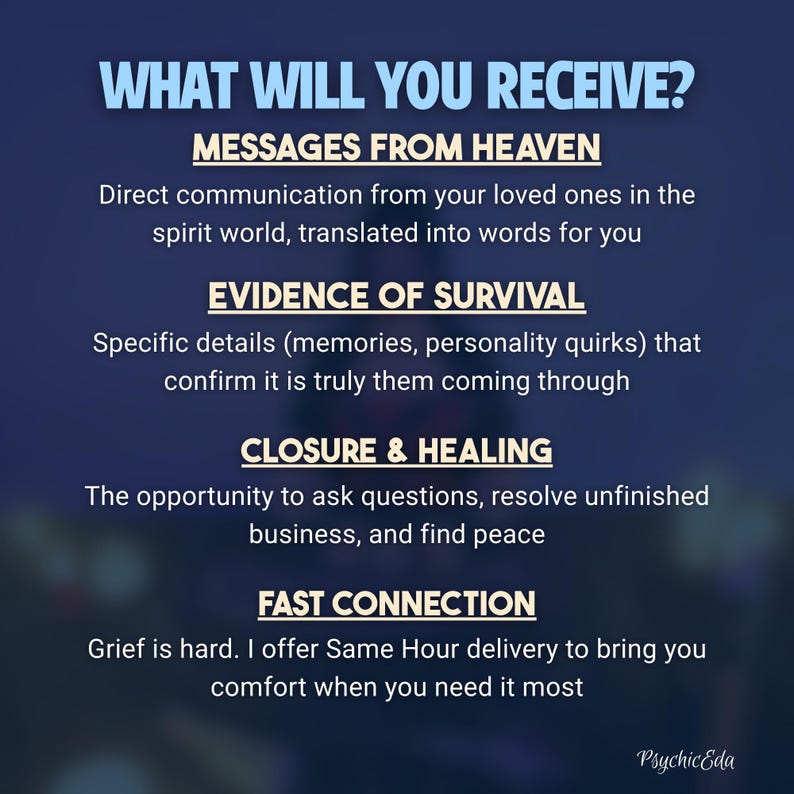 Message From Your Deceased Loved One, Same Hour Mediumship Reading ...