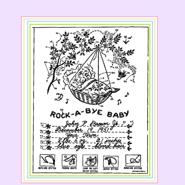 Rock a Bye Baby - Etsy