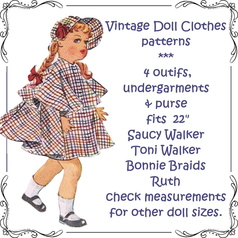 Saucy Walker Doll Clothes - Etsy