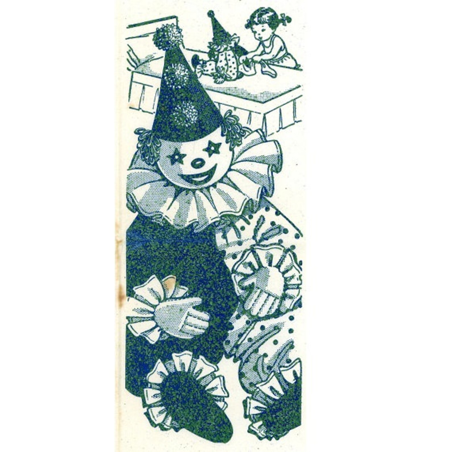 Toy Pattern Clown Pajama Bag PATTERN 7239 Adorable Clown 32 | Etsy