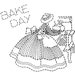 Digital Embroidery Pattern 3475 Colonial Girls - Sunbonnet Ladies ...