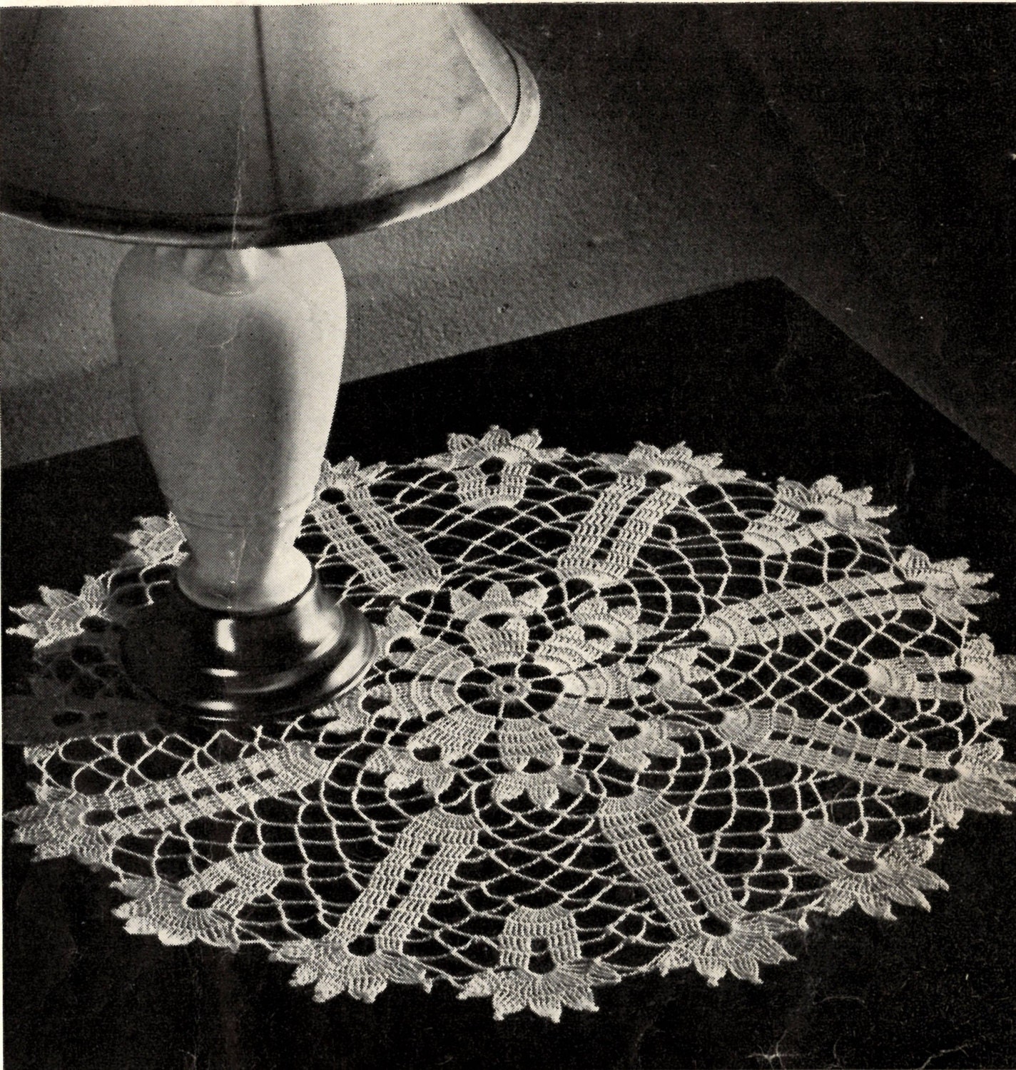 Doily Crochet PATTERN 7803 Round 14 Inch Doily Pattern With ...