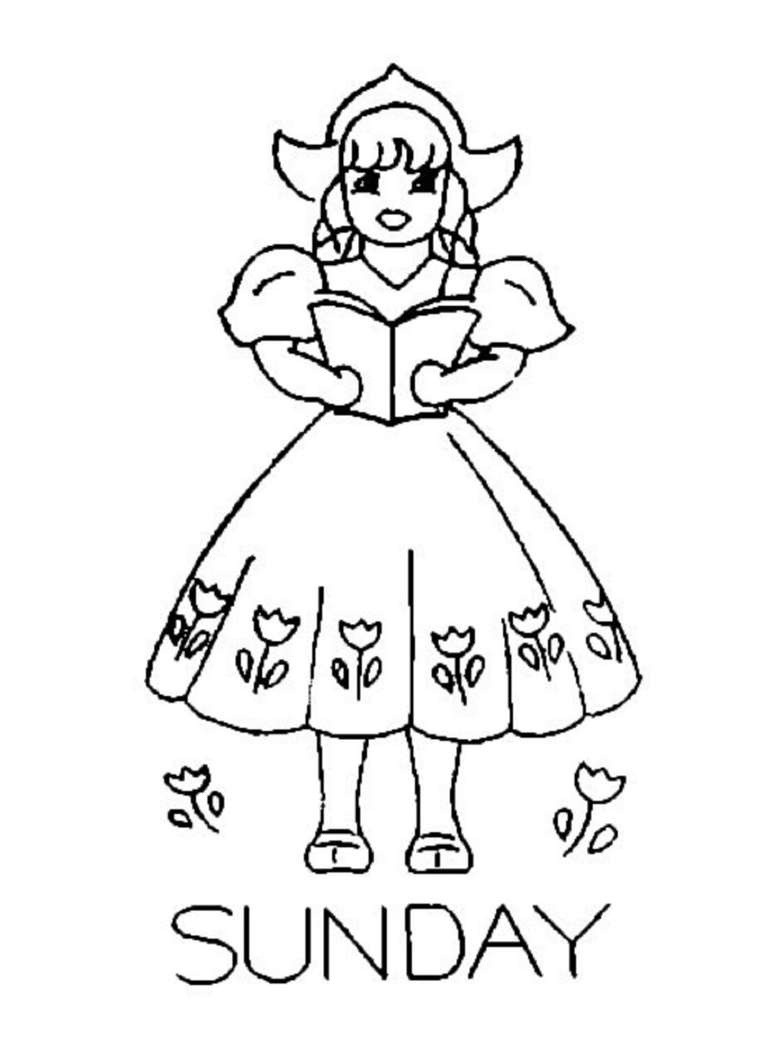 Hand Embroidery Dutch Girls for Days of the Week Dish Towels - Etsy