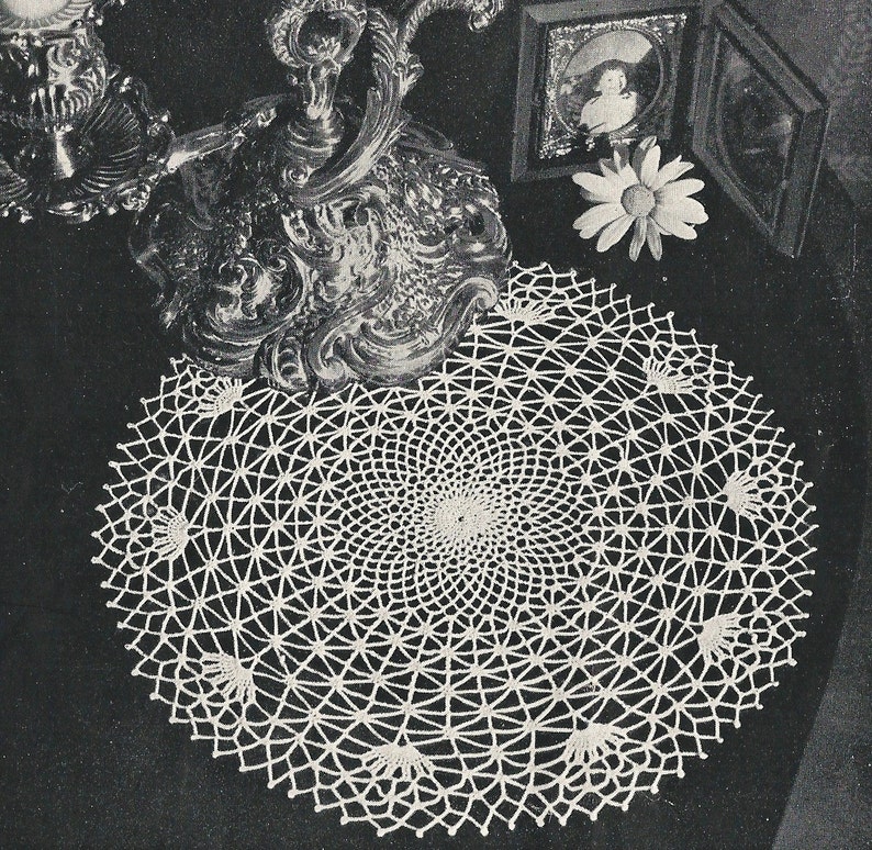 Spider Web Doily Crochet PATTERN From 71 Star Book Changed - Etsy